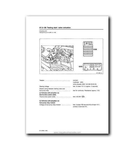 Mercedes Benz Service Manual Engine 102 | PDF
