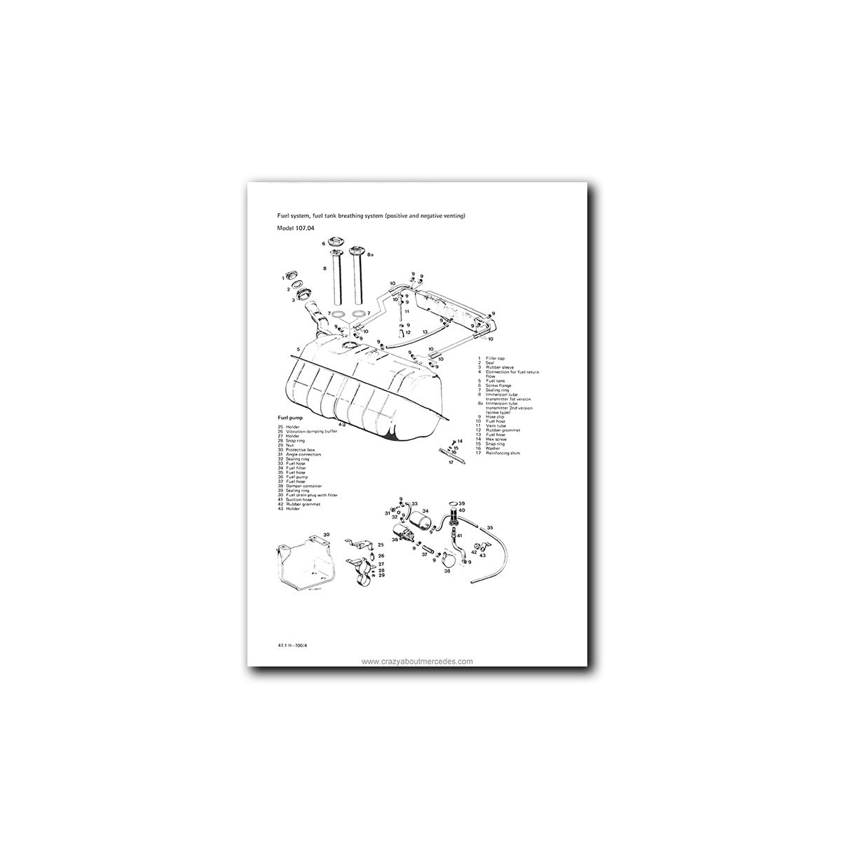 Mercedes Benz Service Manual V-8 Engines M116 (3.5), M117 (4.5) | PDF